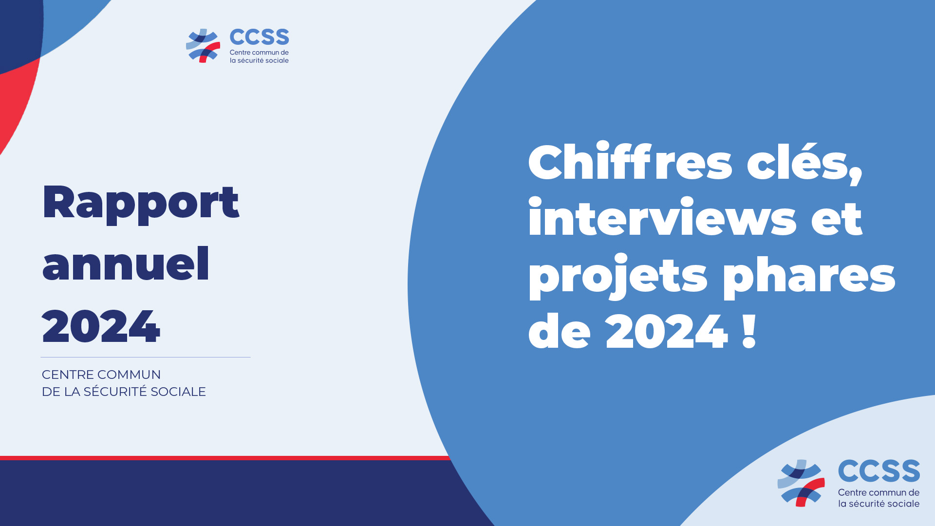 Le rapport annuel 2024 du CCSS est en ligne ! - CCSS (Centre commun de ...
